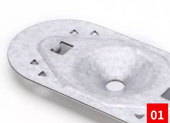 Zinc Coated Steel Oval Barbed Plate For Fix Waterproofing Membrane To ...