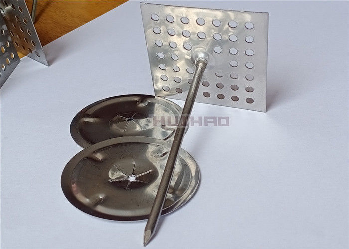 2-1/2" Stainless Steel Perforated Insulation Fixing Pins For Attaching ...