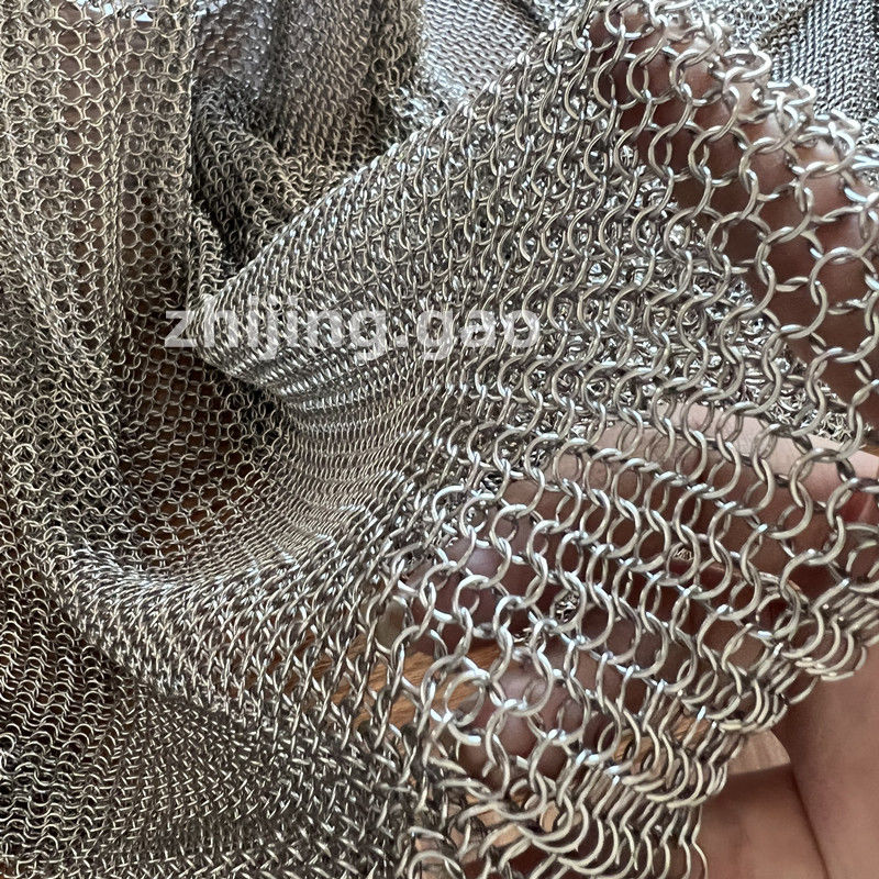 7mm Welded SUS304 Chainmail Rings for Protective Clothing