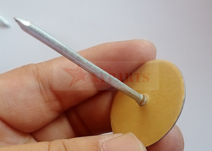 Galvanized Steel Cup Head Capacitor Discharge Weld Pins 3" With Paper ...