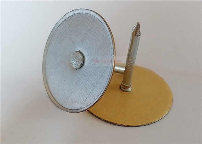 Carbon Steel Di Electric Cup Head Pins For Fixing Fiberglass Insulation ...