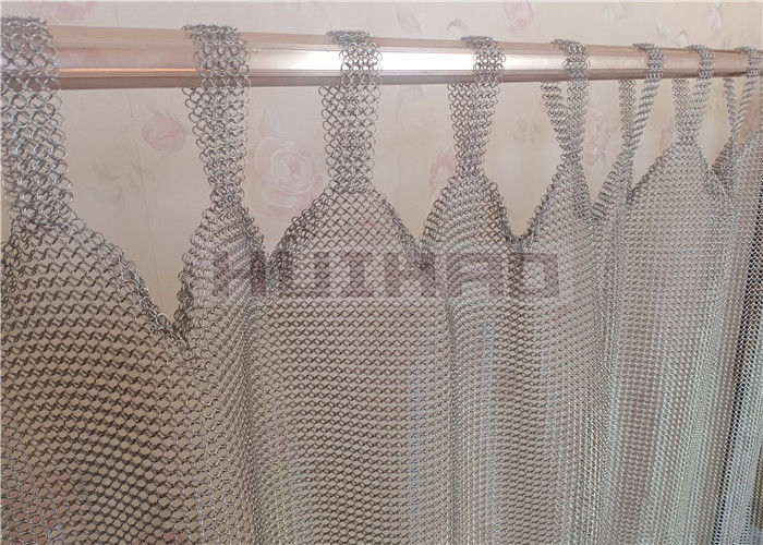 Stainless Steel Ready To Hang Chainmail Curtain 0.8x7mm For ...