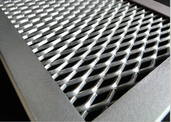 Expanded Mesh Curtain Wall with L Type Frame for Buildings