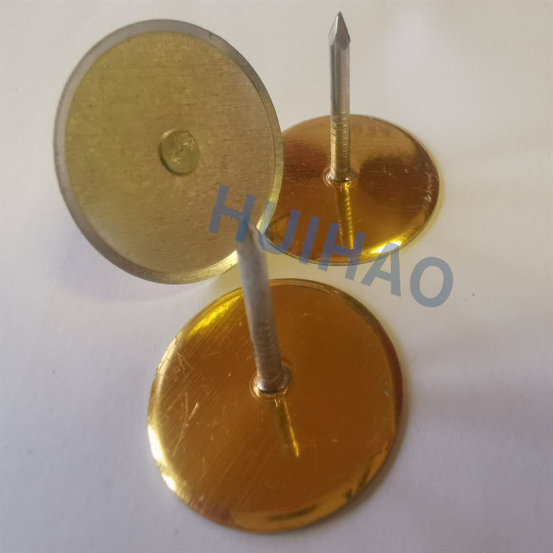 12ga Cup Head Weld Pins with 30mm Insulated Head