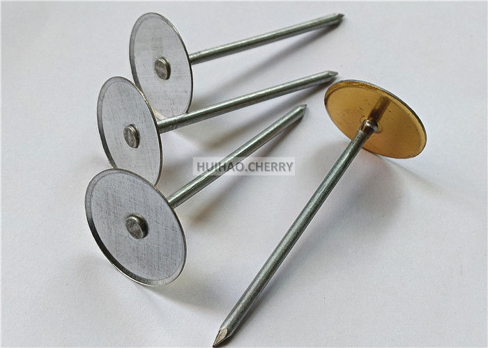 4" Galvanized Cup Head Weld Pins for HVAC Duct Insulation