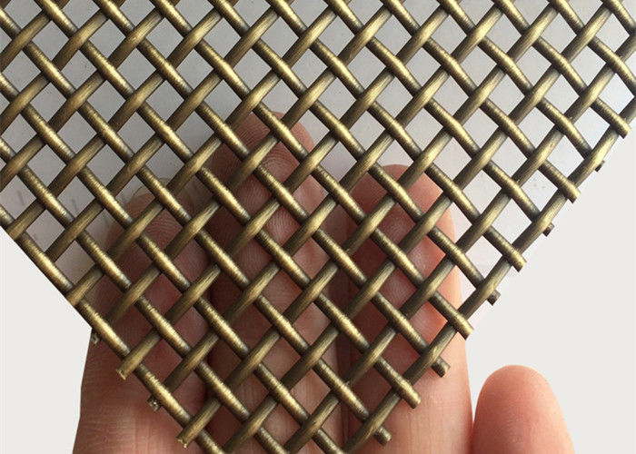Decorative Antique Bronze Plated Wire Mesh Wire Diameter 1.75mm ...