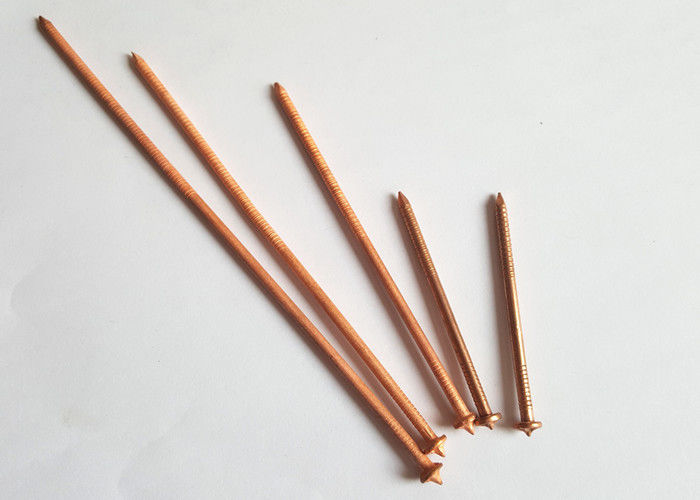 2.7mm x 63.5mm Copper Plated CD Stud Welding Pins With Dome Cap Washer ...