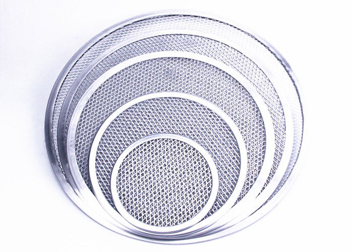 Round Type Aluminum Expanded Mesh Pizza Pan 6"7"8"9"10"11"12"13"14"15"16"