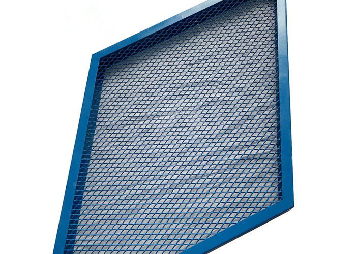 U Type Frame Diamond Mesh Expanded Metal Mesh For Decoration Wall Panel