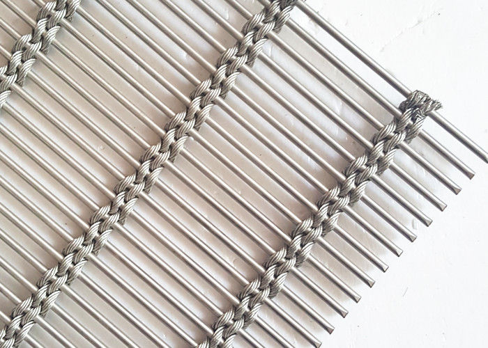 Stainless Steel Architectural Wire Mesh Facade, Decorative Cable Rope ... Stainless Steel Architectural Wire Mesh Facade, Decorative Cable Rope ...