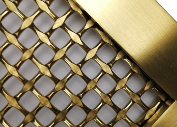 Crimped Type Weave Architectural Metal Screen With Stainless Steel or ...