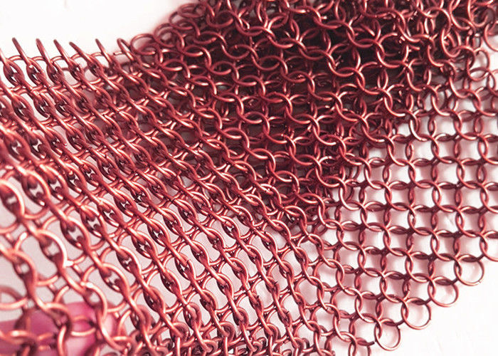 Architecture Decoration Stainless Steel Metal Ring Mesh for Room ...