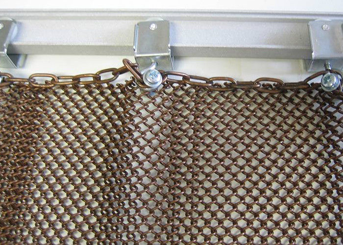 Durable Metal Coil Curtain For Restaurant Interior Decoration With ...