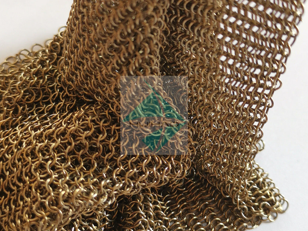 Chainmail Weave Ring Mesh Type Antique Appearance Metal Mesh Drapery ...