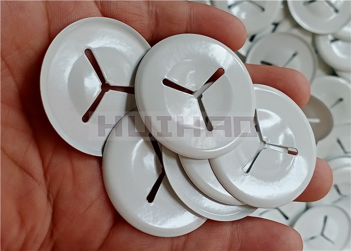 Mild Steel Insulation Clips for 2.7mm-5mm Pins | White Coated