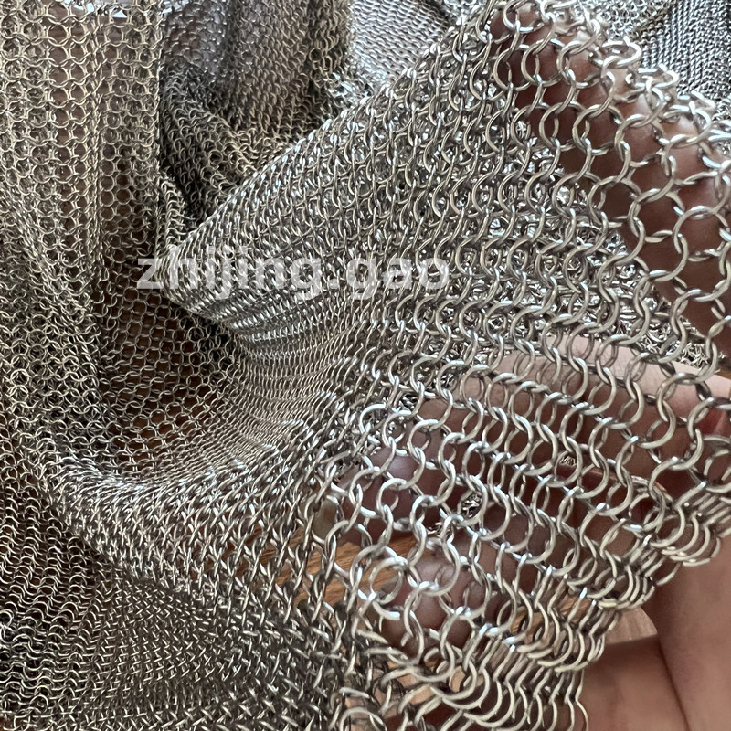 7mm Welded SUS304 Chainmail Rings for Protective Clothing