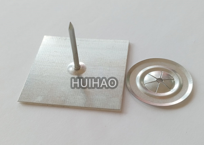 Insulation Fasteners Mild Steel Self Adhesive Stick Pins For Rock Wool