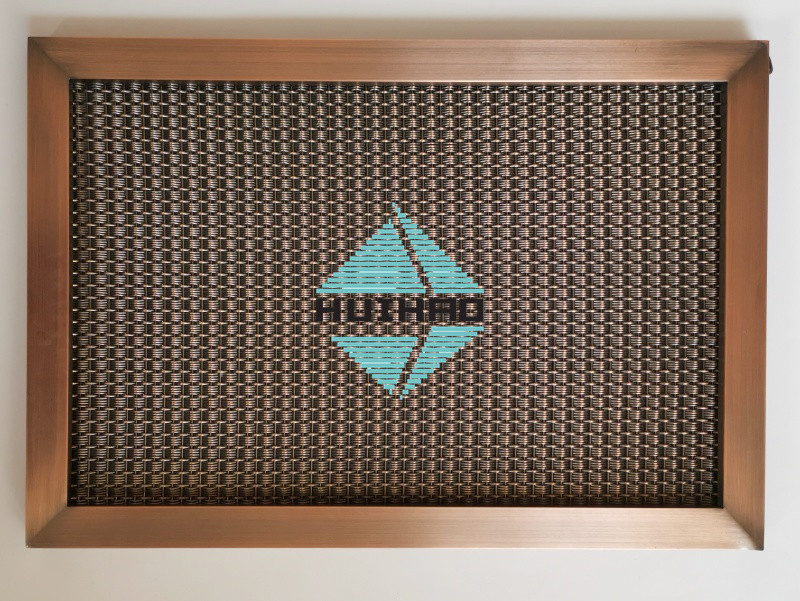 Customizable Copper Wire Mesh for Elevator Cladding