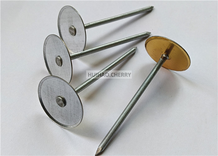 4" Galvanized Cup Head Weld Pins for HVAC Duct Insulation