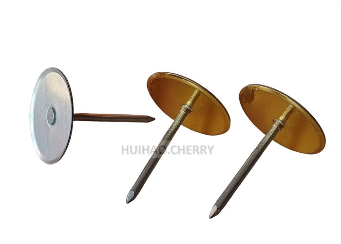 12Gauge HVAC Duct Insulation Cup Head Pins - Galvanized Steel