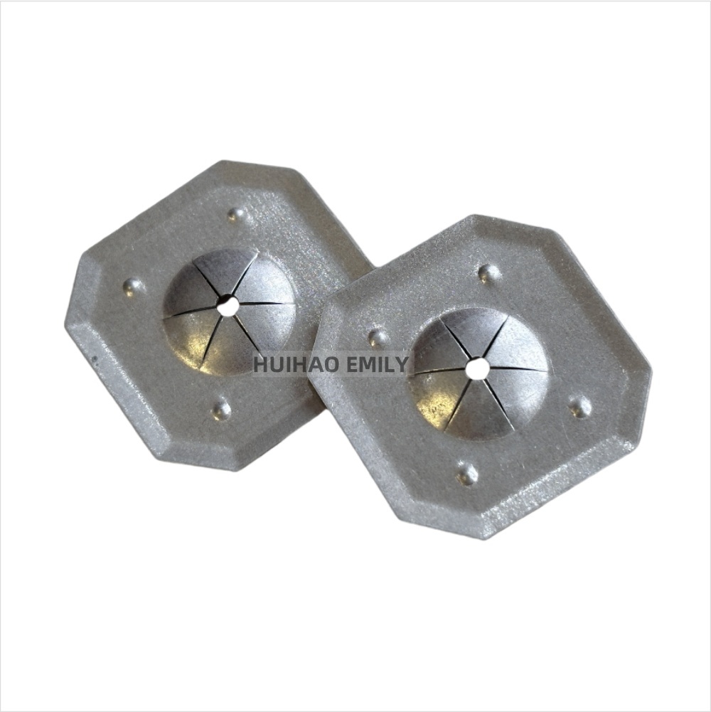 32mm Galvanized Steel Square Self-Locking Washer for Insulation Pins