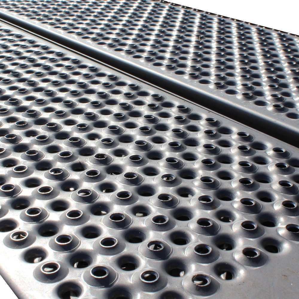 Anti-Skid Carbon Steel Perforated Flooring Grating