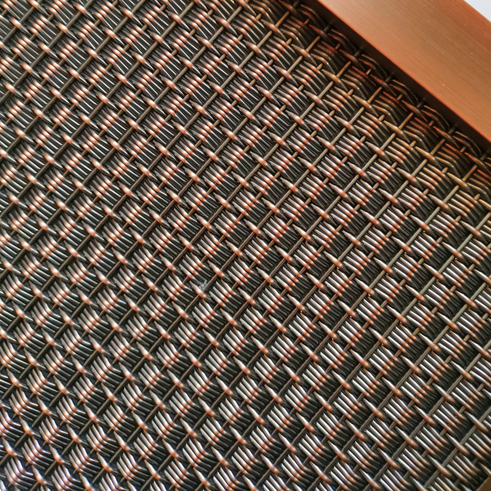 Decorative Mesh Metal Fabric For Elevator Cladding