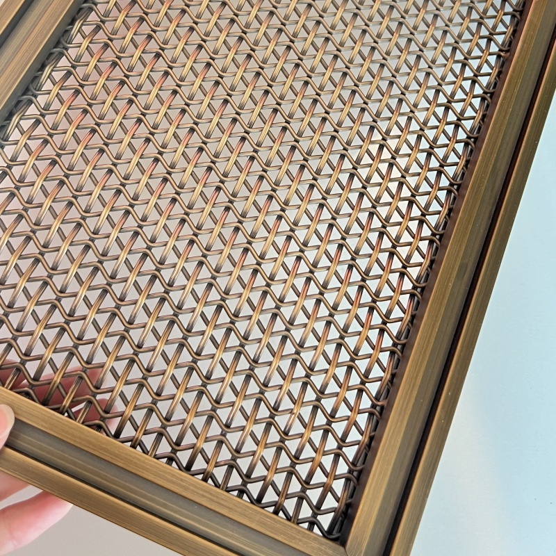 Elevator Cladding Woven Metal Mesh More Than 200 Patterns