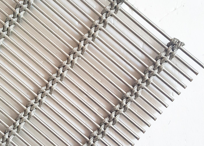 Stainless Steel Architectural Wire Mesh Facade, Decorative Cable Rope ...