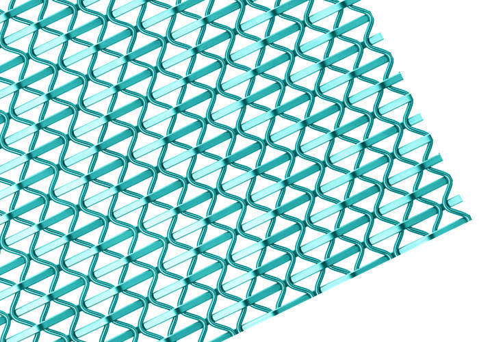 Mesh Rigid Stainless steel Architectural Wire Mesh For Decorative Wall ...