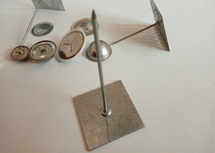 Stainless Steel Self Adhesive Insulation Pins / Self Stick Insulation ...