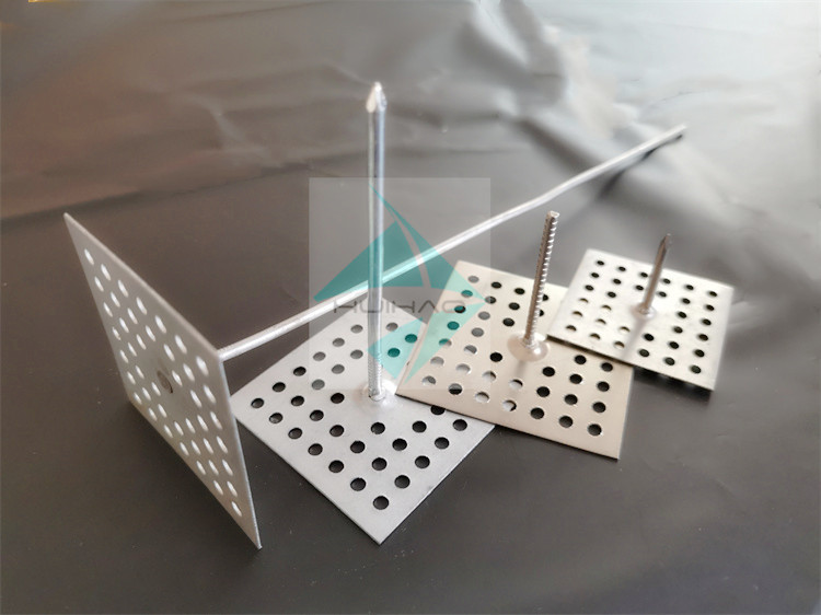 Rockwool Insulation Fixing Pins Galvanized Steel Perforated Base