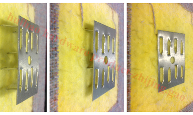 2 ' X 4 ' Steel Insulation Impaling Clips Use For Wood Connector OEM ...