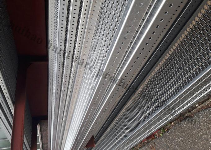 Heavy Duty Walkway Channel Grip Strut Perforated Metal Plank Grating 5 ...