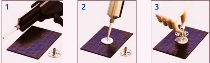 Self Adhesive Male Threaded Bolt Stud, Bonding Fasteners For Fixing GRP