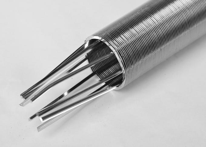 Vee-Shaped Wrapped Wire Johnson Wedge Wire Screens For Water Supply Systems