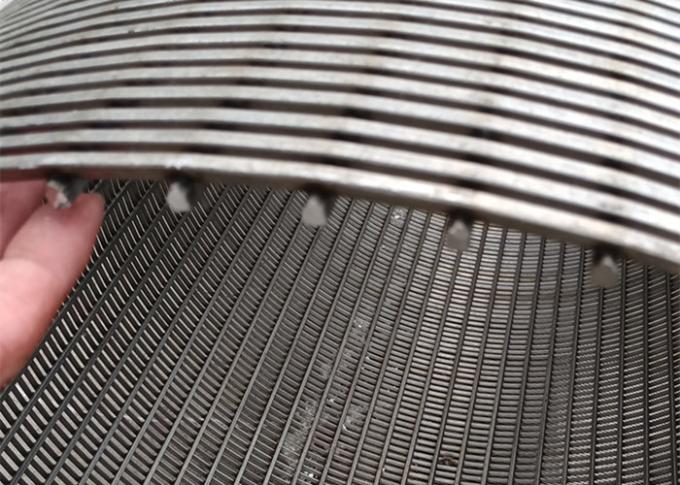 Vee-Shaped Wrapped Wire Johnson Wedge Wire Screens For Water Supply Systems