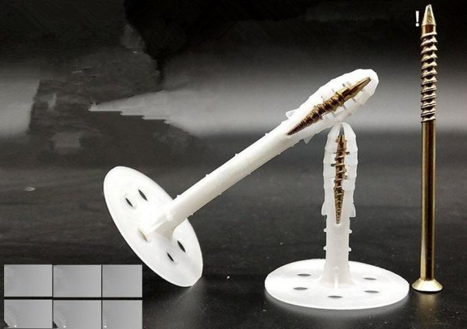 Plastic Insulation Anchor Pins Of Jointless Facade Thermal Insulation ...