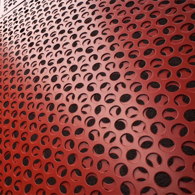 3mm SS Round Hole Perforated Metal Panels For Wall Panelling With ...