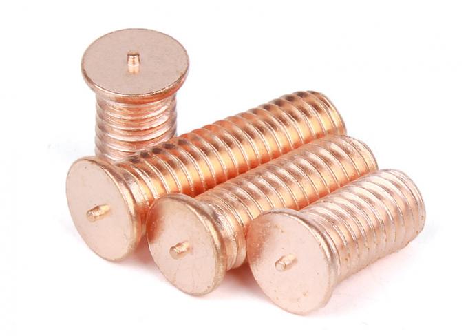 Flanged Stud Welding Pins With Thread, Capacitor Discharge Weld Screw ...