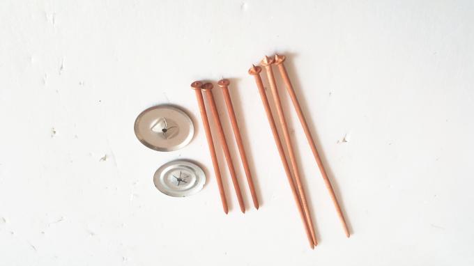 Copper Coated Metal Head Pins , Insulation Spindle Suit Insulation Pin ...