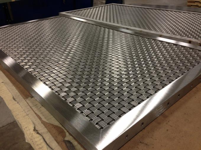 Elevator Cabins Decorative Wire Mesh Fabric For Metal Divider