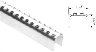 60" Anti-Slip Serrated Ladder Rungs - Galvanized Steel & Aluminum
