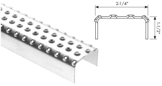 60" Anti-Slip Serrated Ladder Rungs - Galvanized Steel & Aluminum