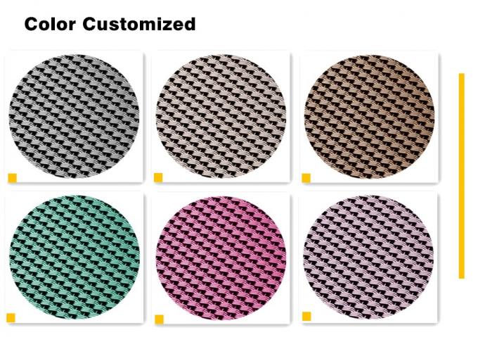 Gateway Mesh Architectural Wire Mesh , Elevator Cabs Fashioned Wire Mesh