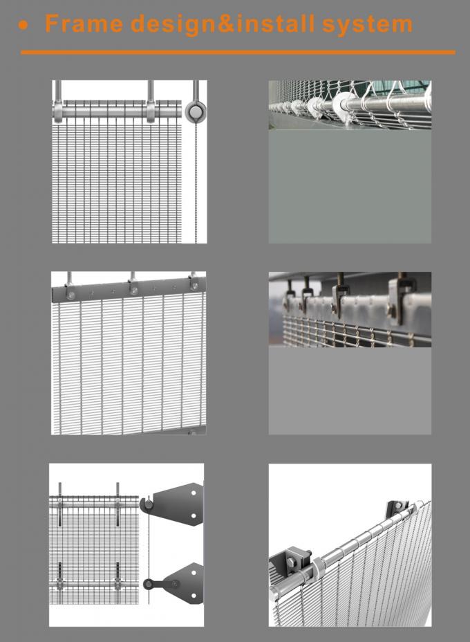 Stainless Steel Rope Mesh facades,Handrail balustrade Cable Rope Mesh ...
