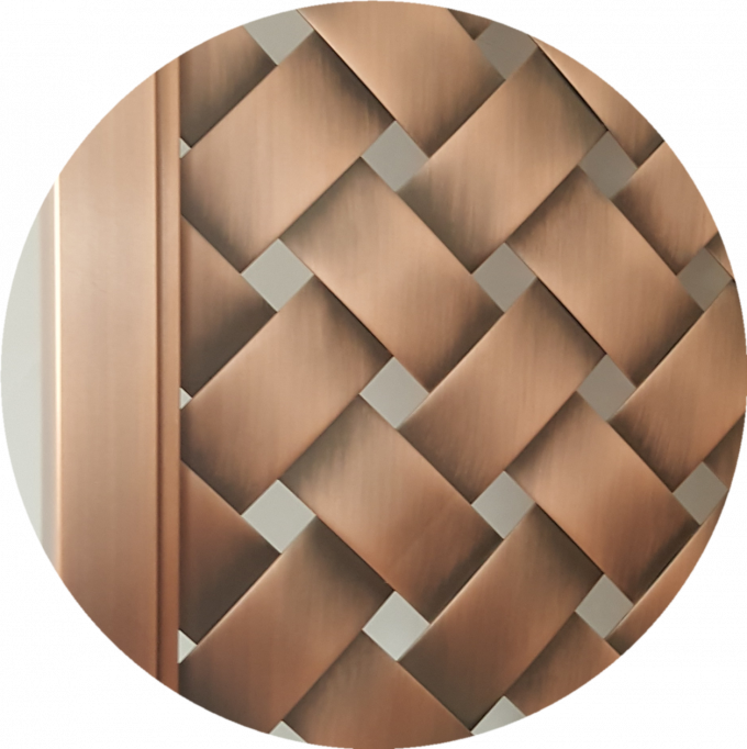 Stainless Steel Decorative Wire Mesh With Aluminum Alloy Frame For ...