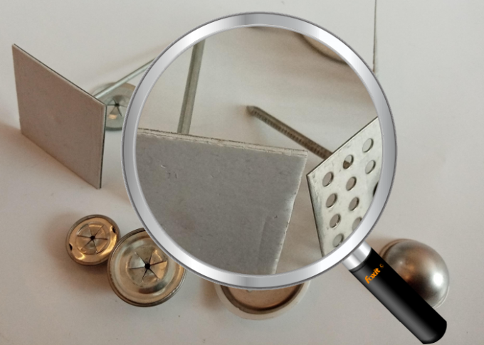 Galvanized Steel 2 Inch Metal Insulation Hangers With Perforated Base