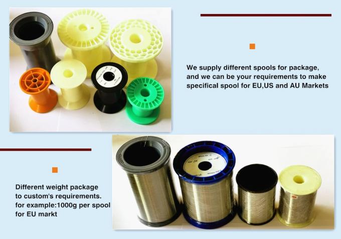 0.03mm Diameter Stainless Steel Filament Yarn For Conductive Blended ...