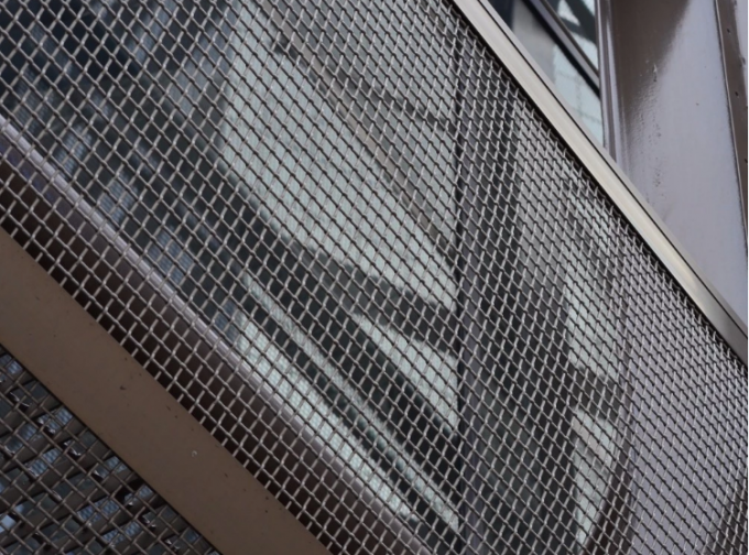 Frame Design Metal Architectural Wire Mesh Screen With Antique Copper